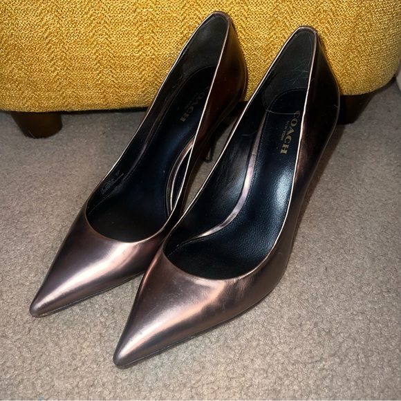 Coach | Shoes | Coach Metallic Pumps | Poshmark
